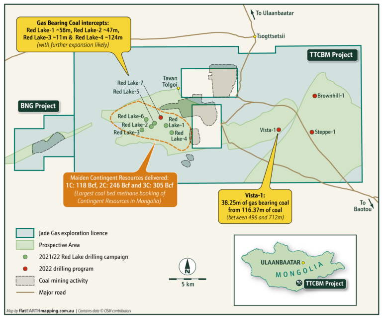 Mongolian Gas Project – Jade Gas Holdings Limited